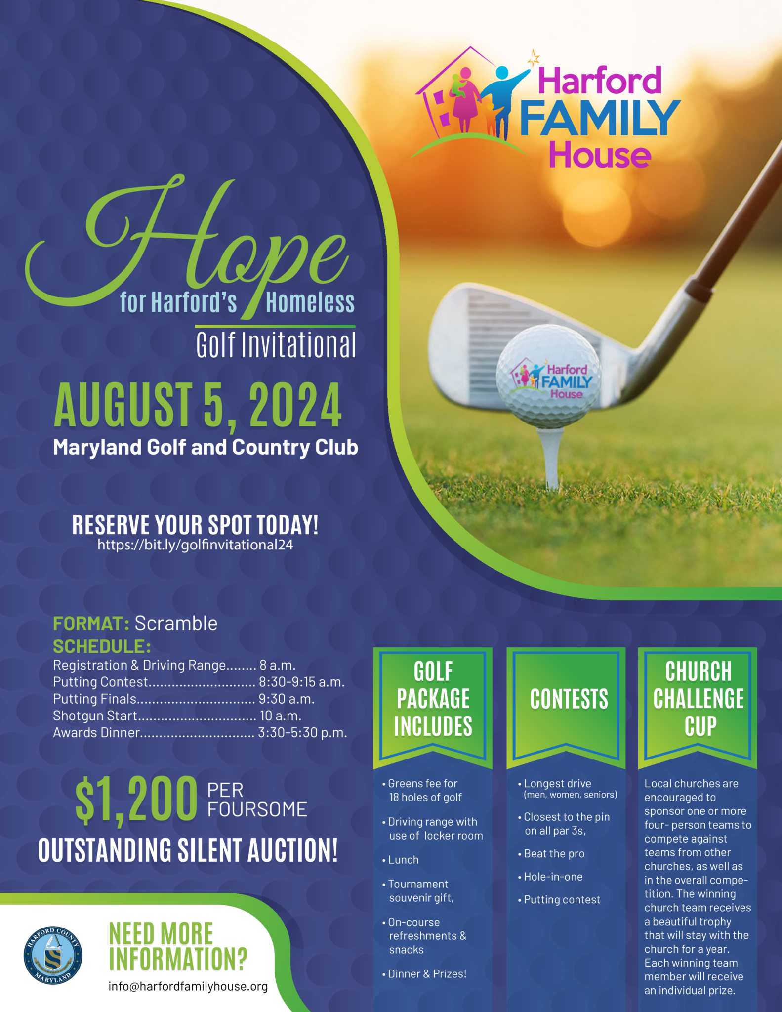 Saxon's Hope for Harford's Homeless Invitational Golf Tournament ...